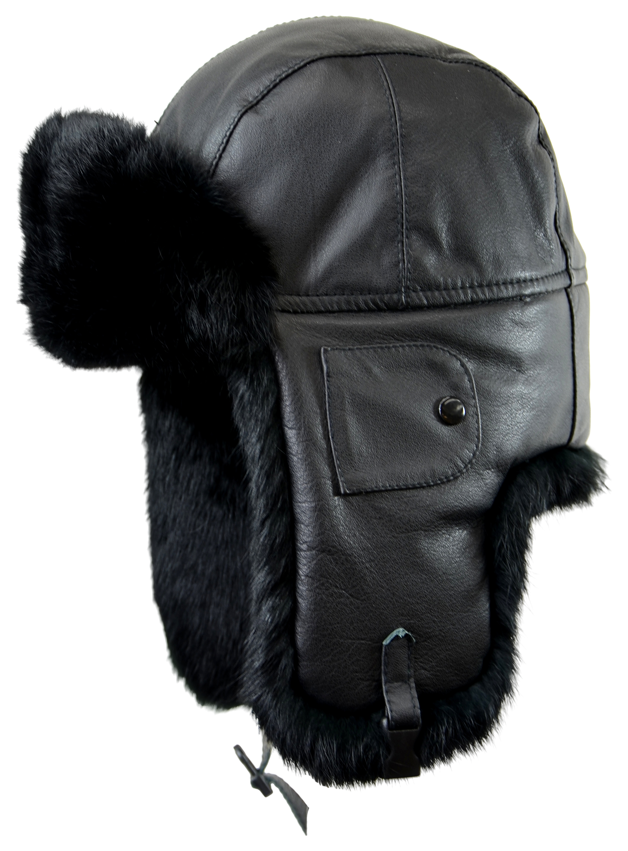 Crown Cap Garment Leather Rabbit-Trimmed Aviator Hat | Cabela's